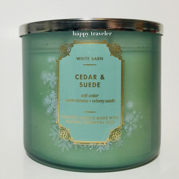 Bath & Body Works | Accents | Cedar Suede 3 Wick Candle | Poshmark
